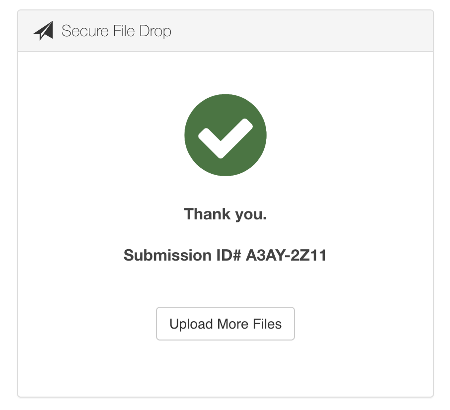 Hosted Dropzone Auto Submission – Online Help Center